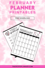Free February Planner Printables (Calendar, Habit Tracker & More!)