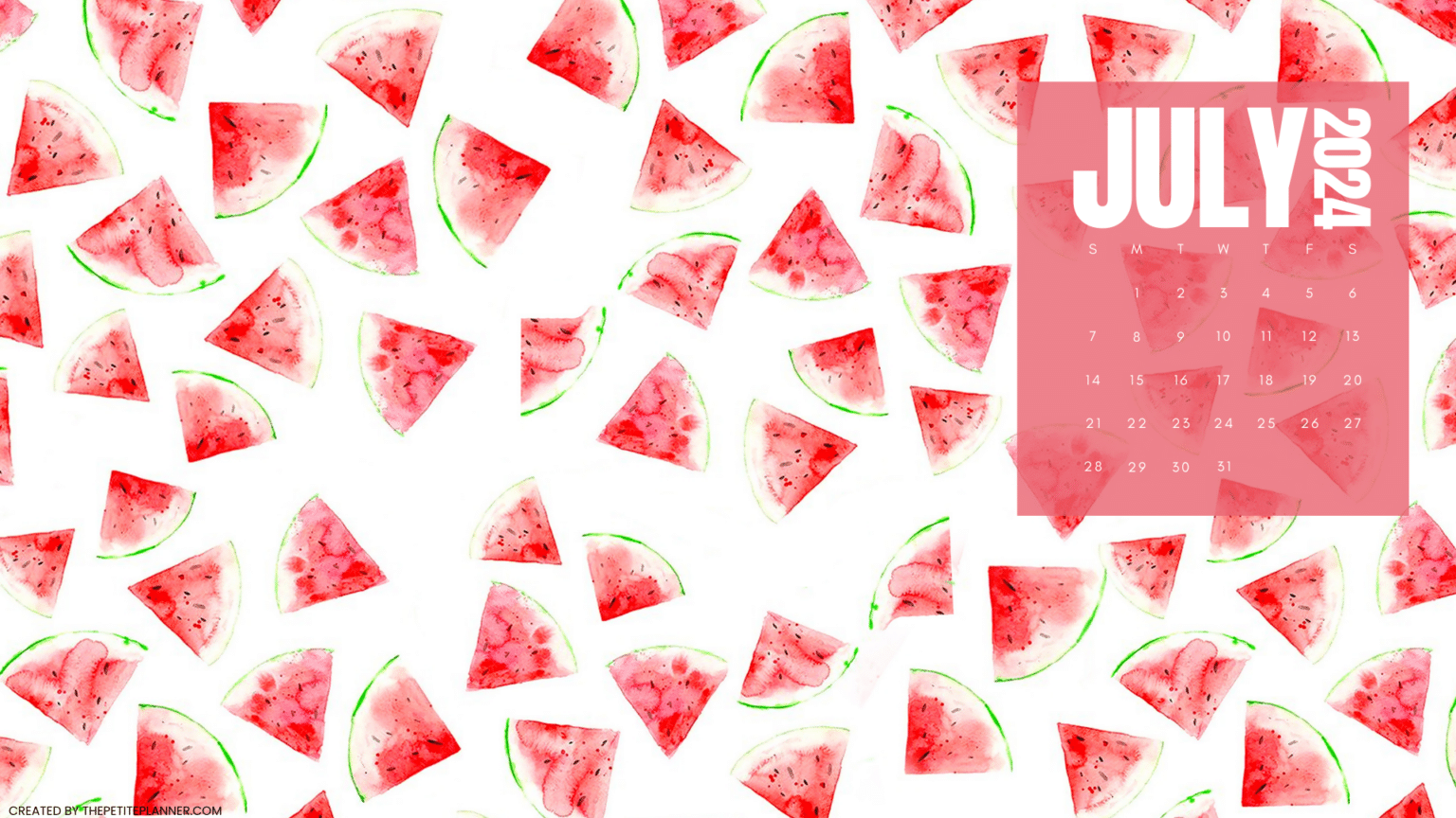Free July Background & Wallpaper for Your Computer!