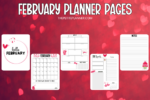 Free February Planner Printables (Calendar, Habit Tracker & More!)