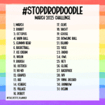 March Drawing Challenge with FREE Printable!