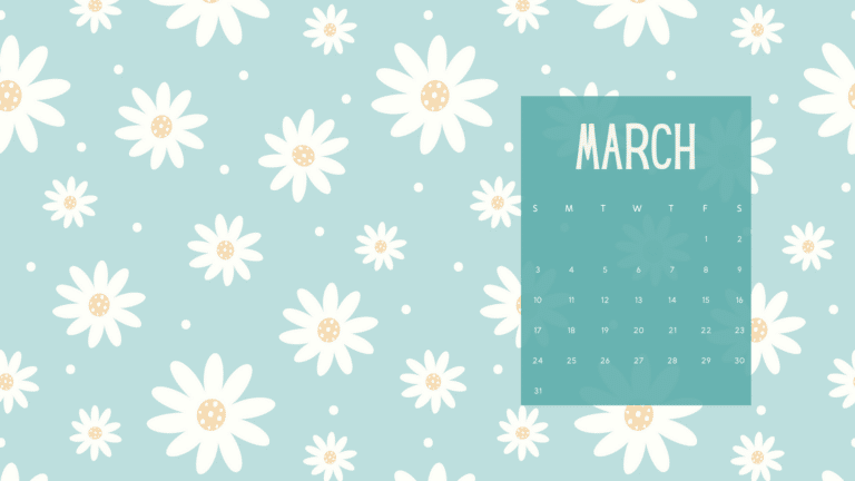 Free March Desktop Wallpaper & iPhone Backgrounds (FREE!)