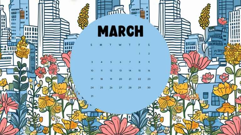 Free March Desktop Wallpaper & iPhone Backgrounds (FREE!)