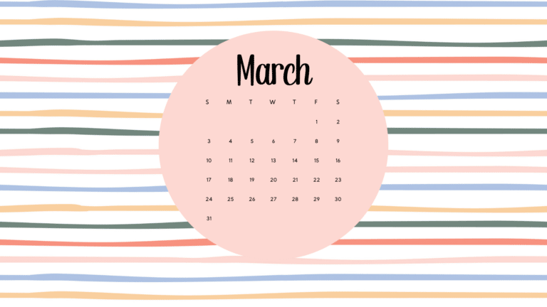 Free March Desktop Wallpaper & iPhone Backgrounds (FREE!)