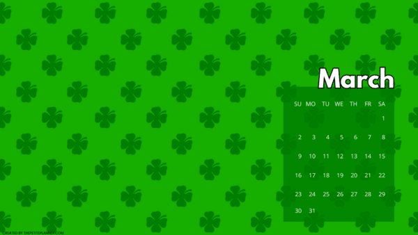 Free March Desktop Wallpaper