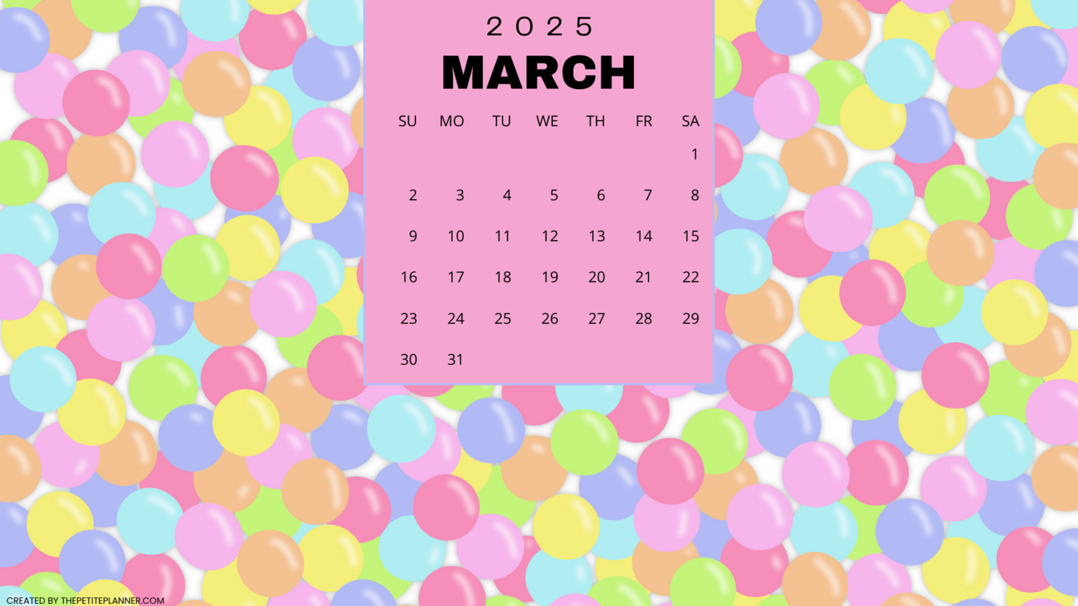 Free March Desktop Wallpaper