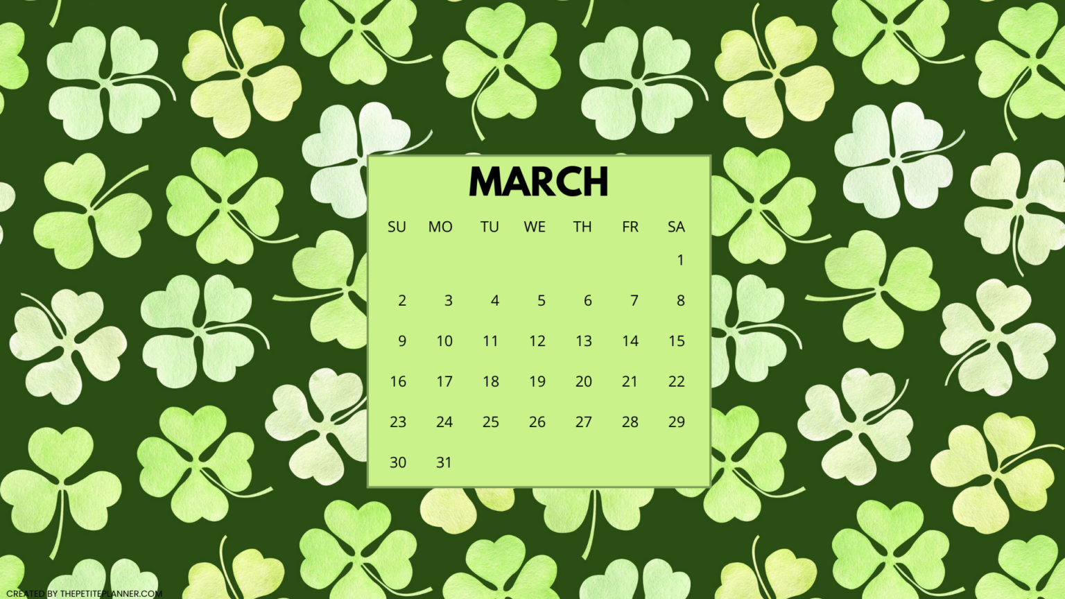 Free March Desktop Wallpaper