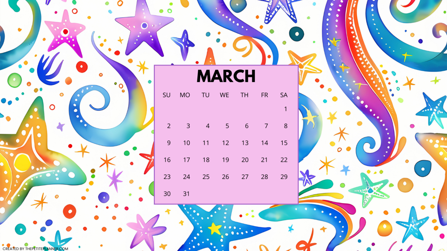 Free March Desktop Wallpaper