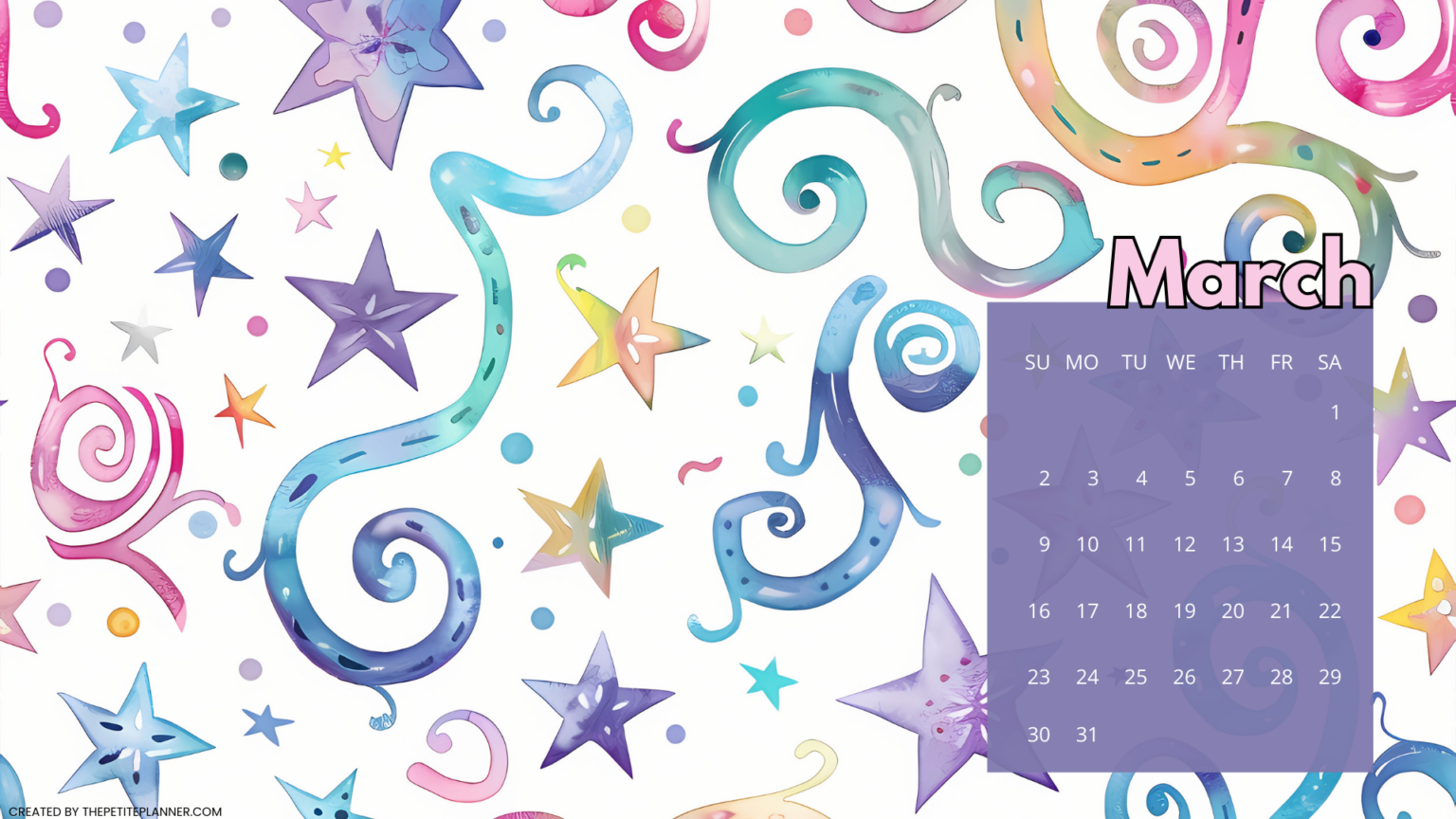 Free March Desktop Wallpaper