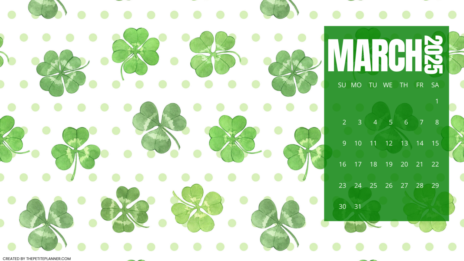 Free March Desktop Wallpaper