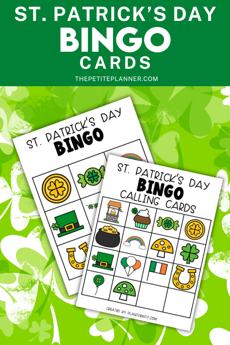 Free Printable St. Patrick's Day Bingo Cards (30 Unique Cards!)
