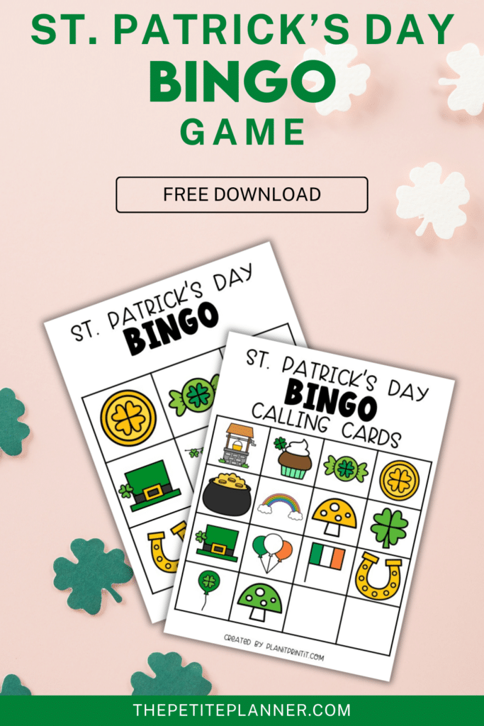 Free Printable St. Patrick's Day Bingo Cards (30 Unique Cards!)
