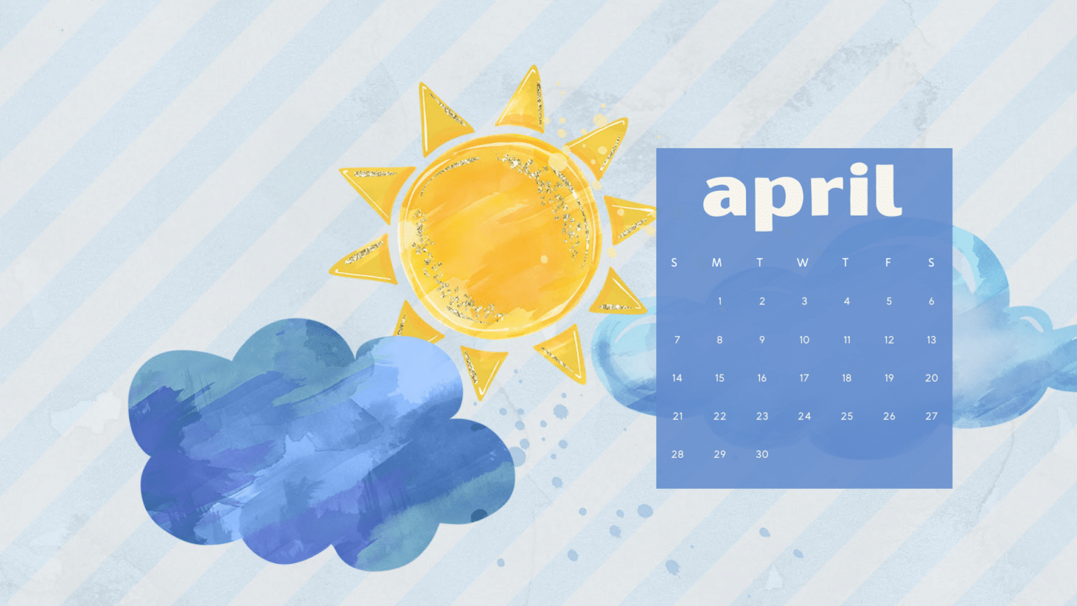 Free April Wallpaper & Phone Wallpaper