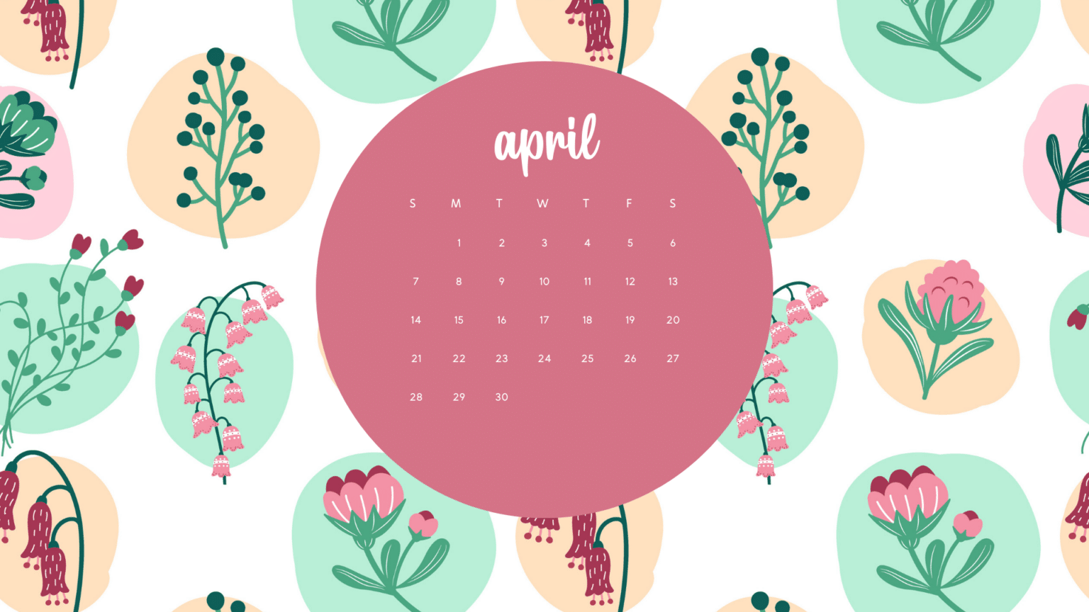Free April Wallpaper & Phone Wallpaper