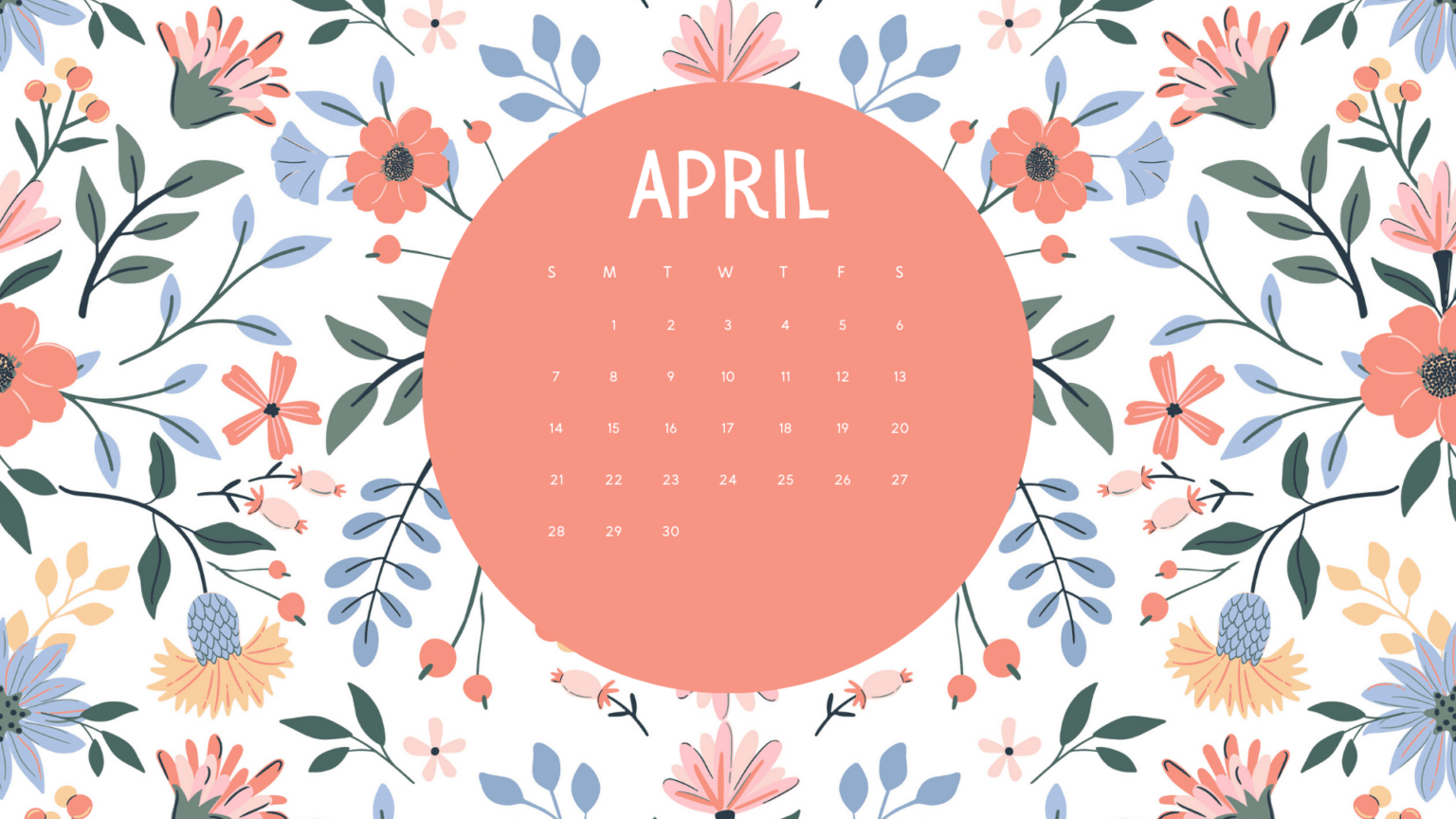 Free April Wallpaper & Phone Wallpaper