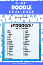 April Doodle Challenge (with Free Printable)