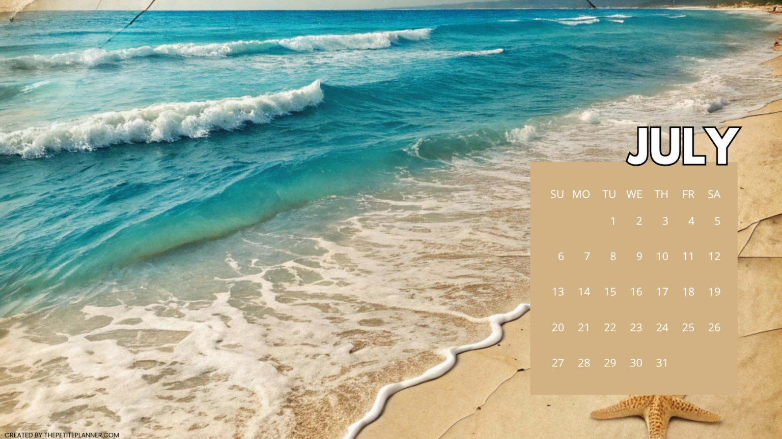 Free July Background & Wallpaper for Your Computer!