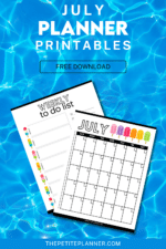Printable July Bullet Journal (Calendar, Habit Tracker & More!)
