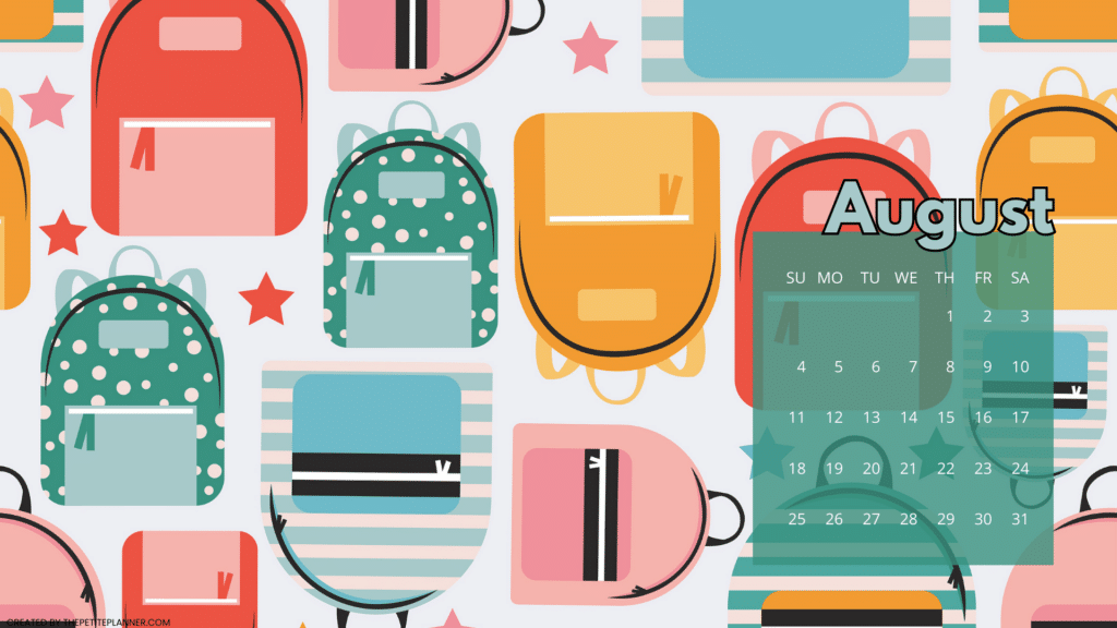 Free August Wallpaper (Desktop)