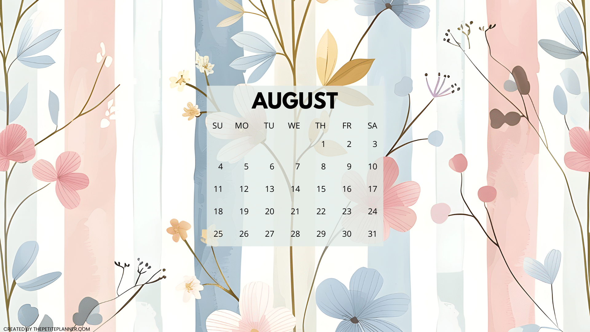 August 2018 Desktop Wallpaper For Computer