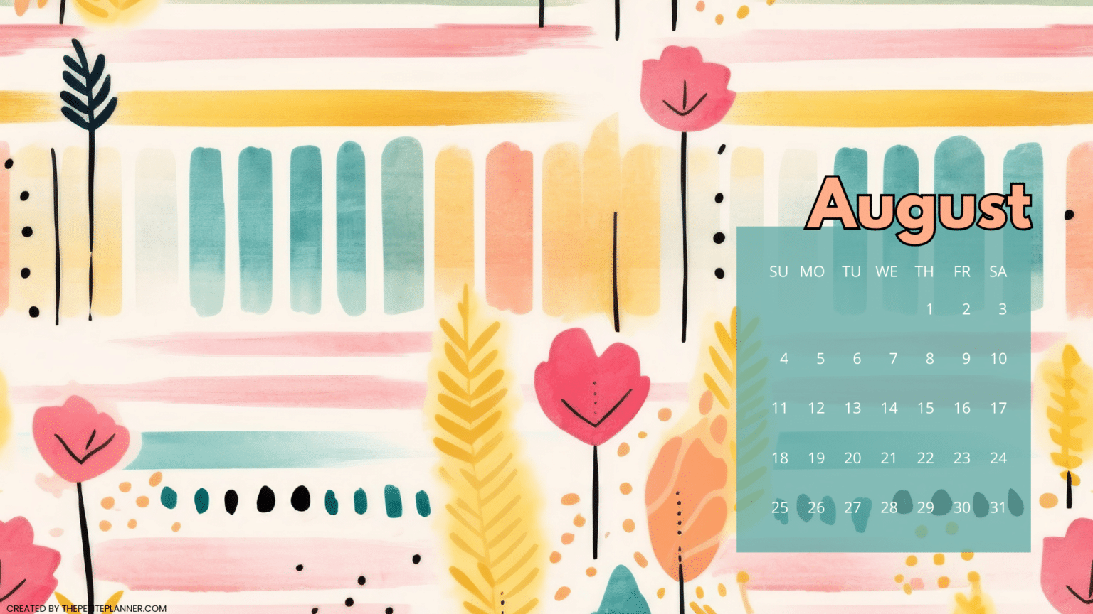 Free August Wallpaper (Desktop)