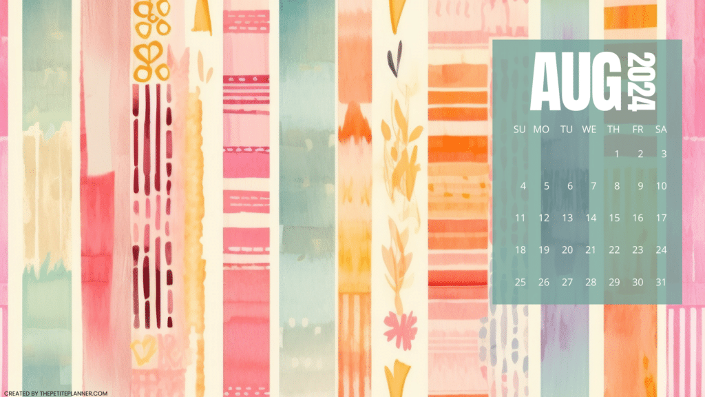 Free August Wallpaper (Desktop)