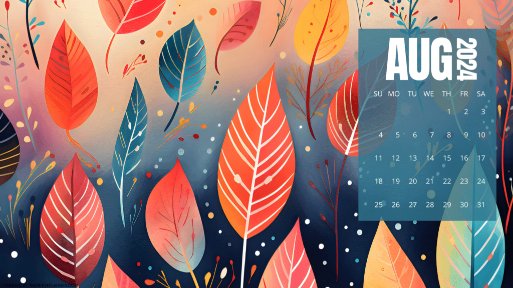 Free August Wallpaper (Desktop)