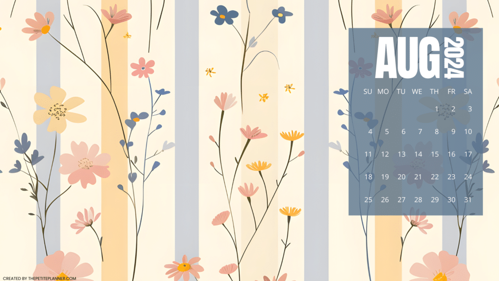 Free August Wallpaper (Desktop)