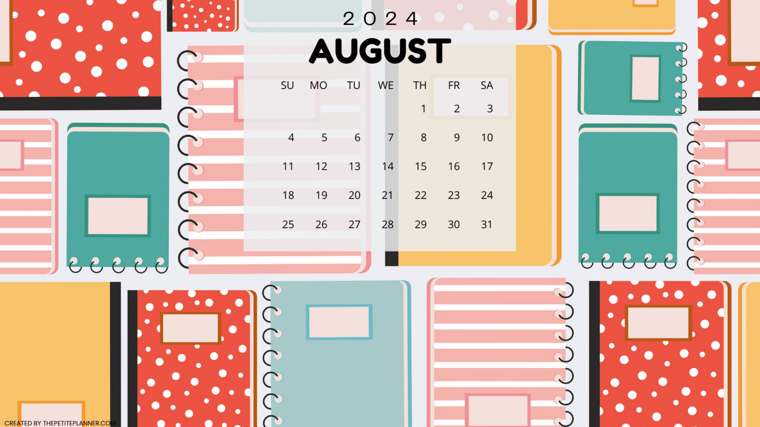 Free August Wallpaper (Desktop)