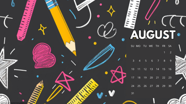 Free August Wallpaper (Desktop)