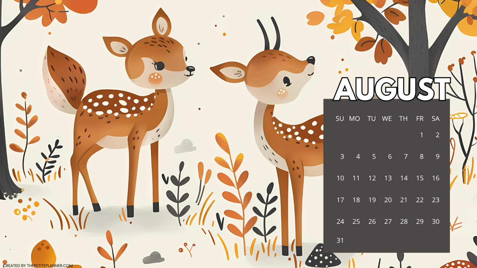 Free August Wallpaper (Desktop)