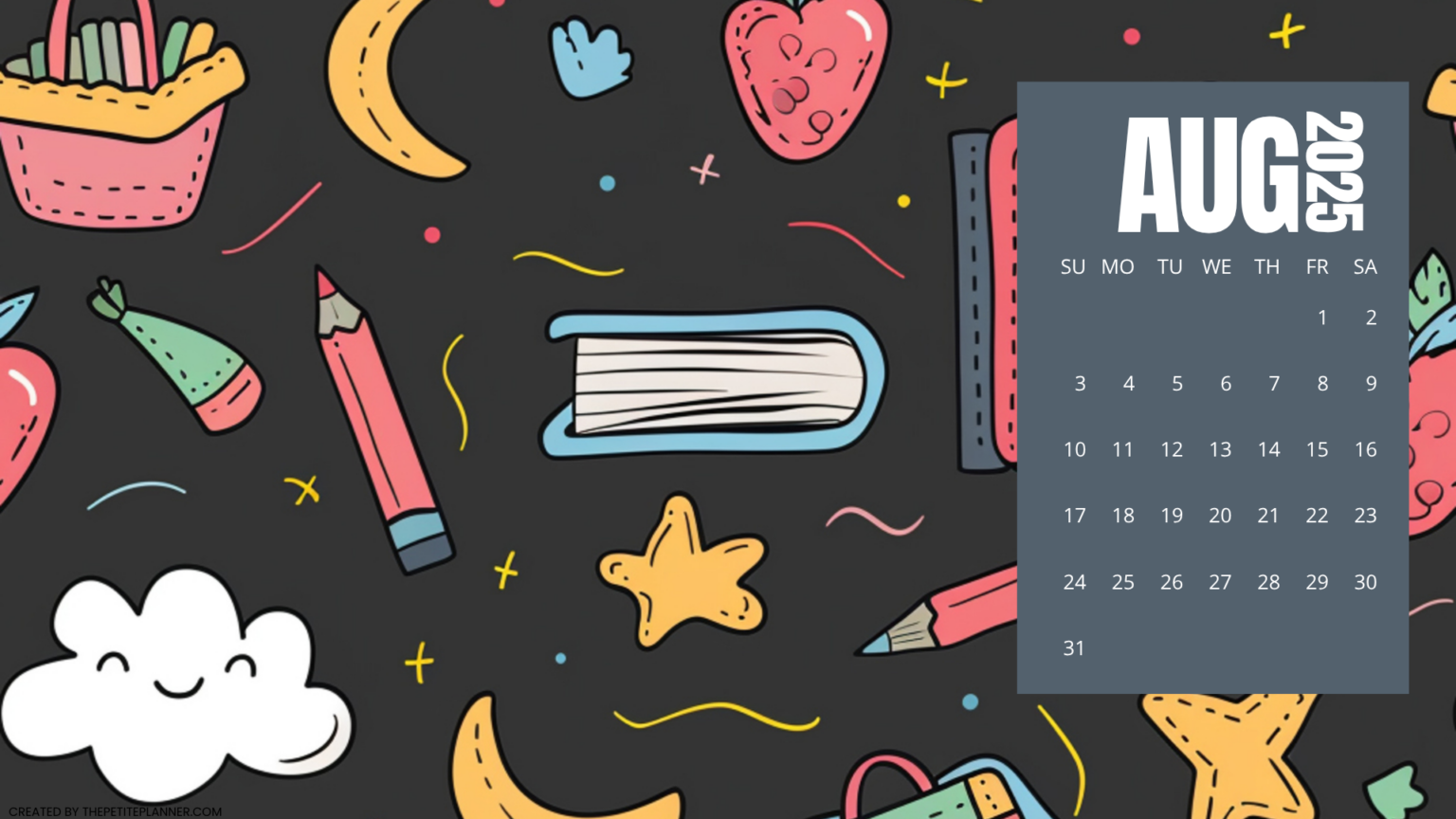 Free August Wallpaper (Desktop)