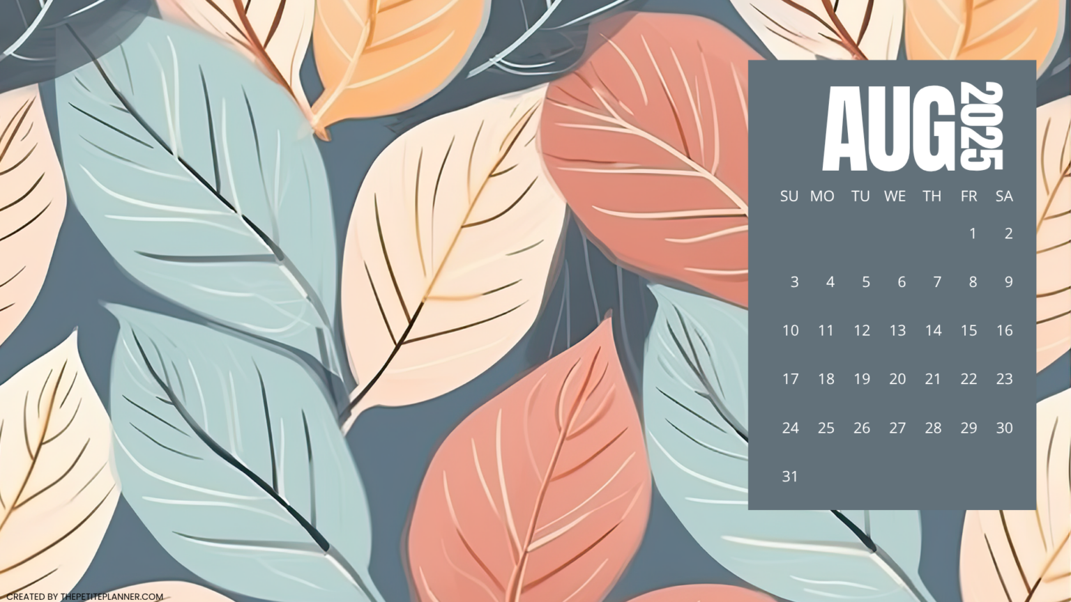 Free August Wallpaper (Desktop)