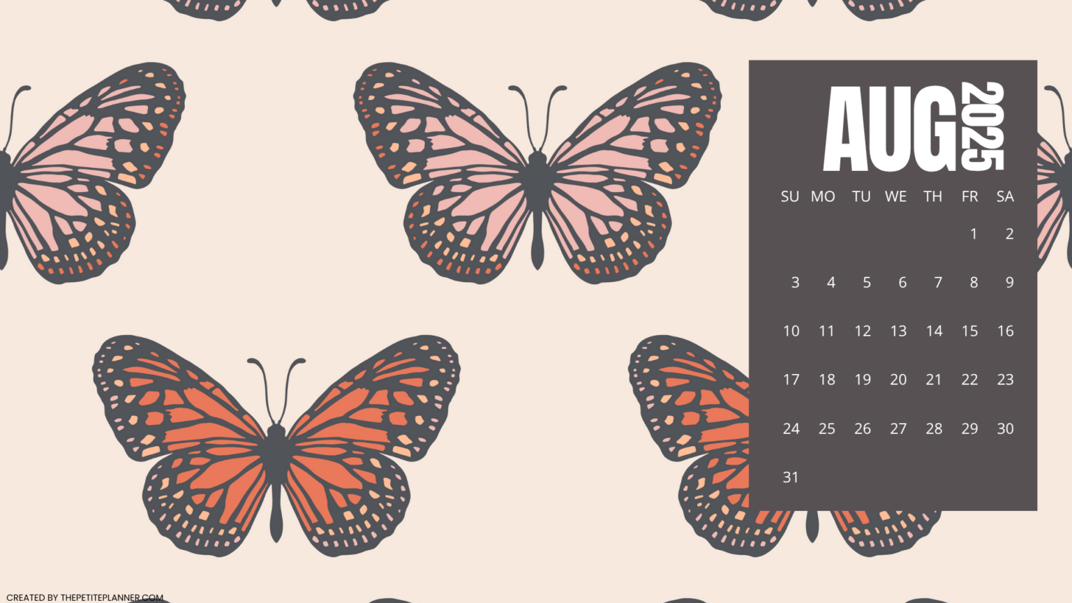 Free August Wallpaper (Desktop)