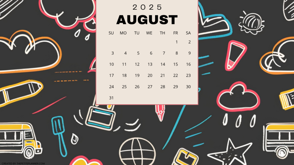 Free August Wallpaper (Desktop)