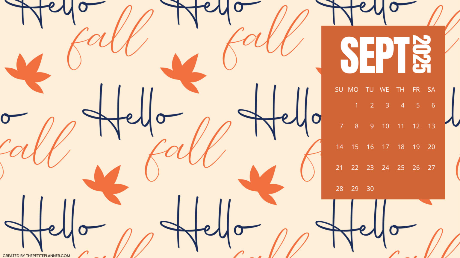 September Desktop Wallpaper (Free Downloads!)