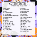 OCTOBER Doodle Challenge w/ FREE Printable!