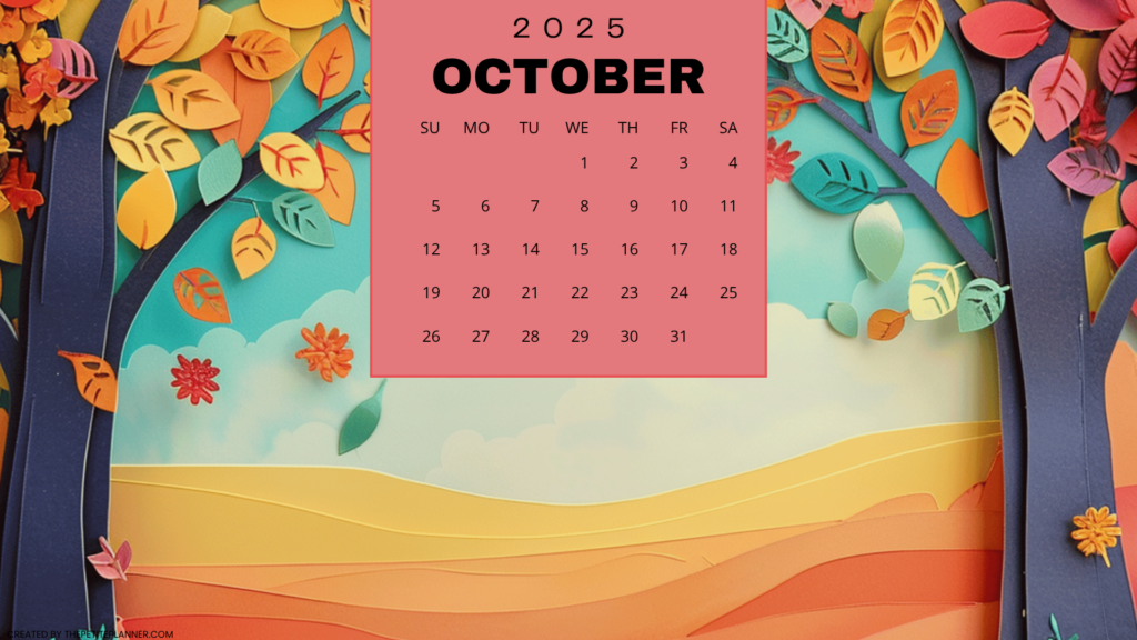 October Desktop Wallpaper (Free Downloads!)