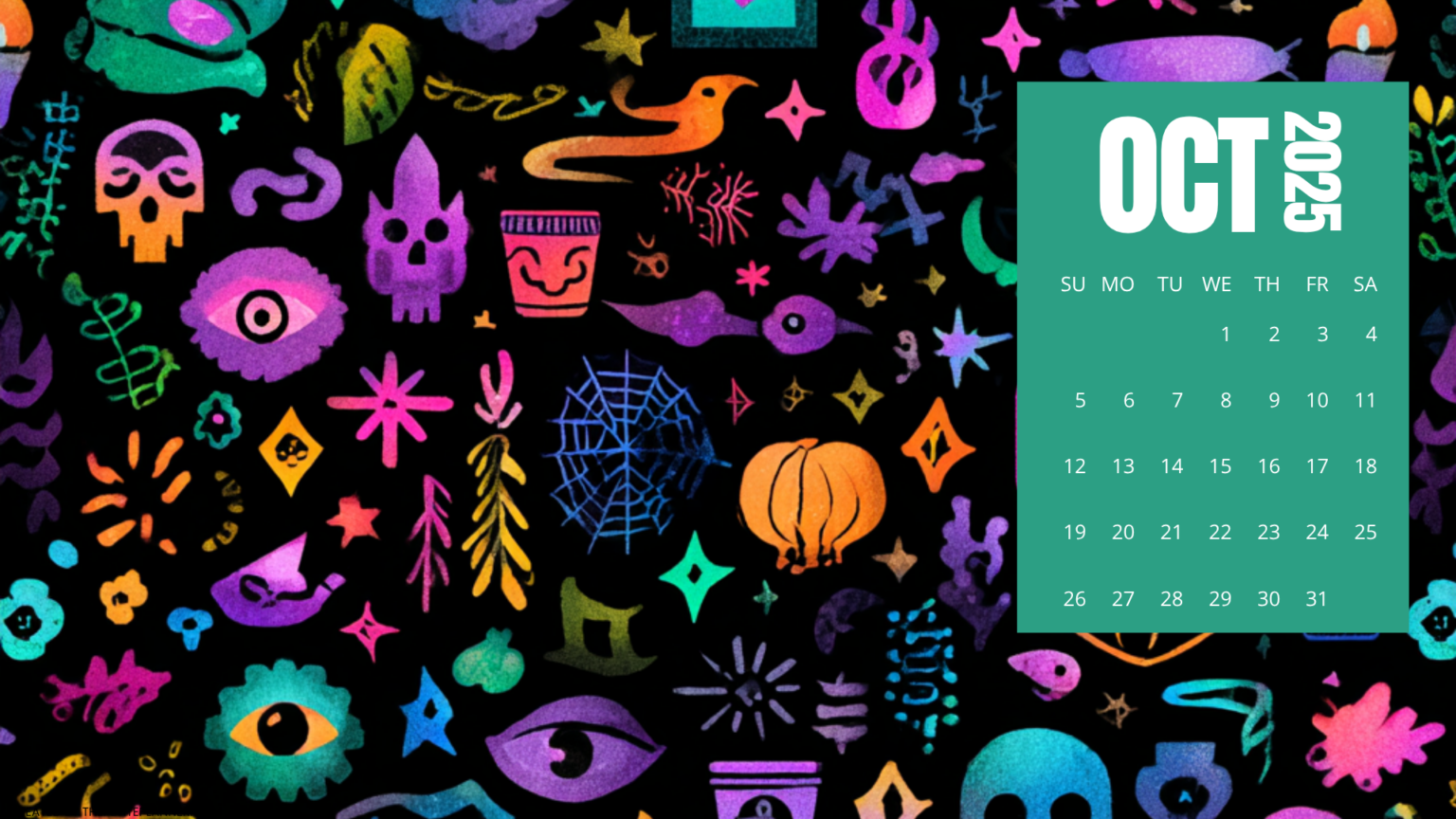 October Desktop Wallpaper (Free Downloads!)