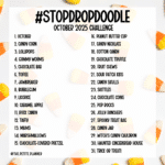 OCTOBER Doodle Challenge w/ FREE Printable!