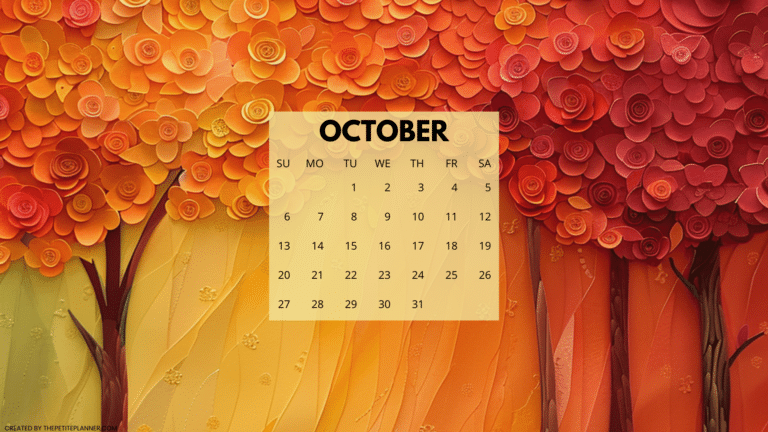 October Desktop Wallpaper (Free Downloads!)