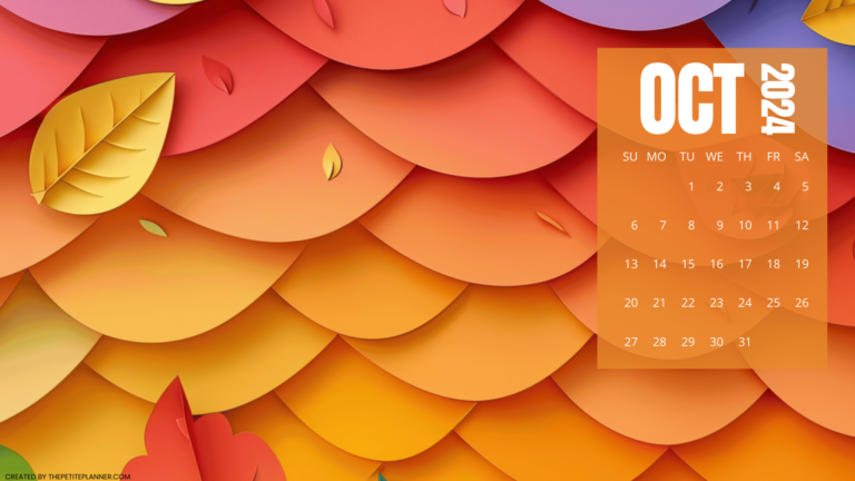 October Desktop Wallpaper (Free Downloads!)