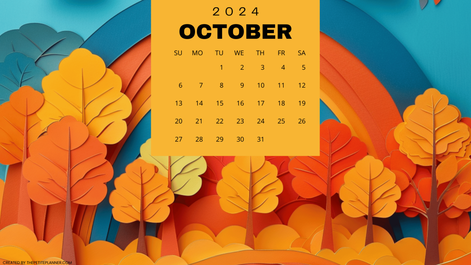 October Desktop Wallpaper (Free Downloads!)