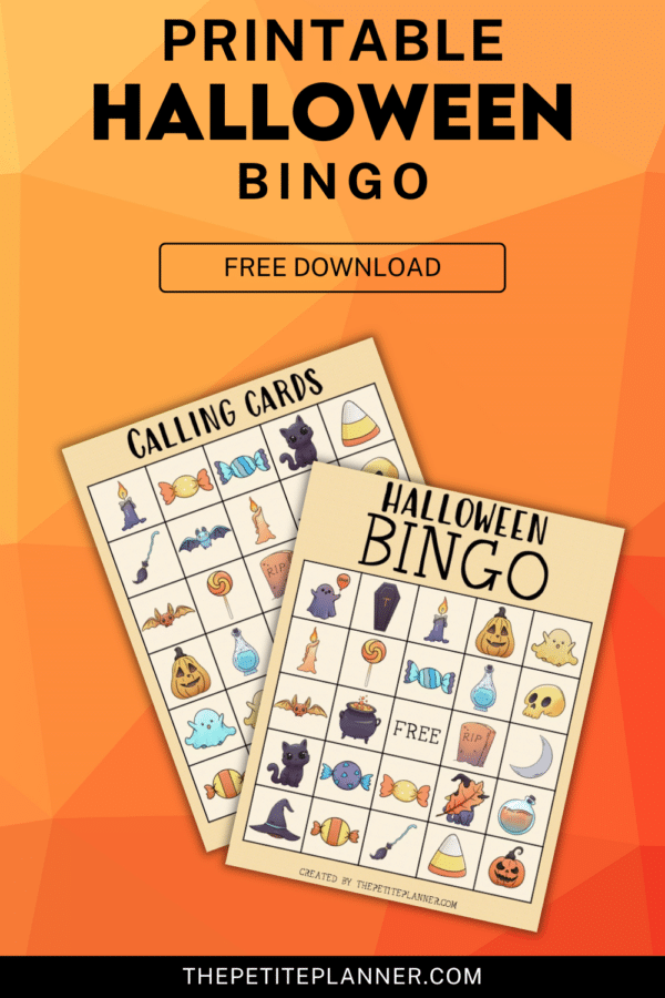 Halloween Bingo Cards (30 Different Cards!)
