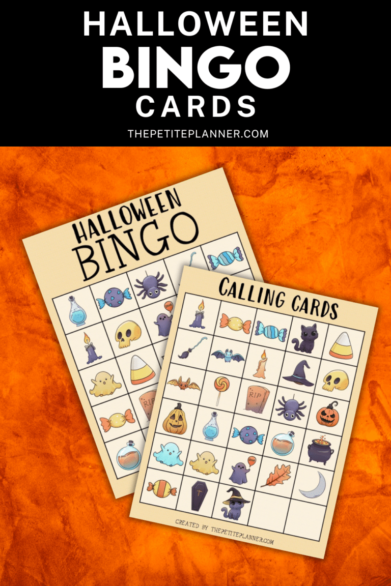 Halloween Bingo Cards (30 Different Cards!)