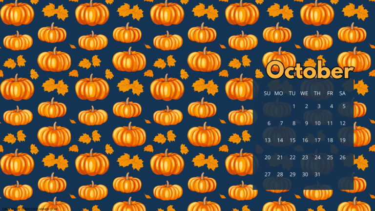 October Desktop Wallpaper (Free Downloads!)