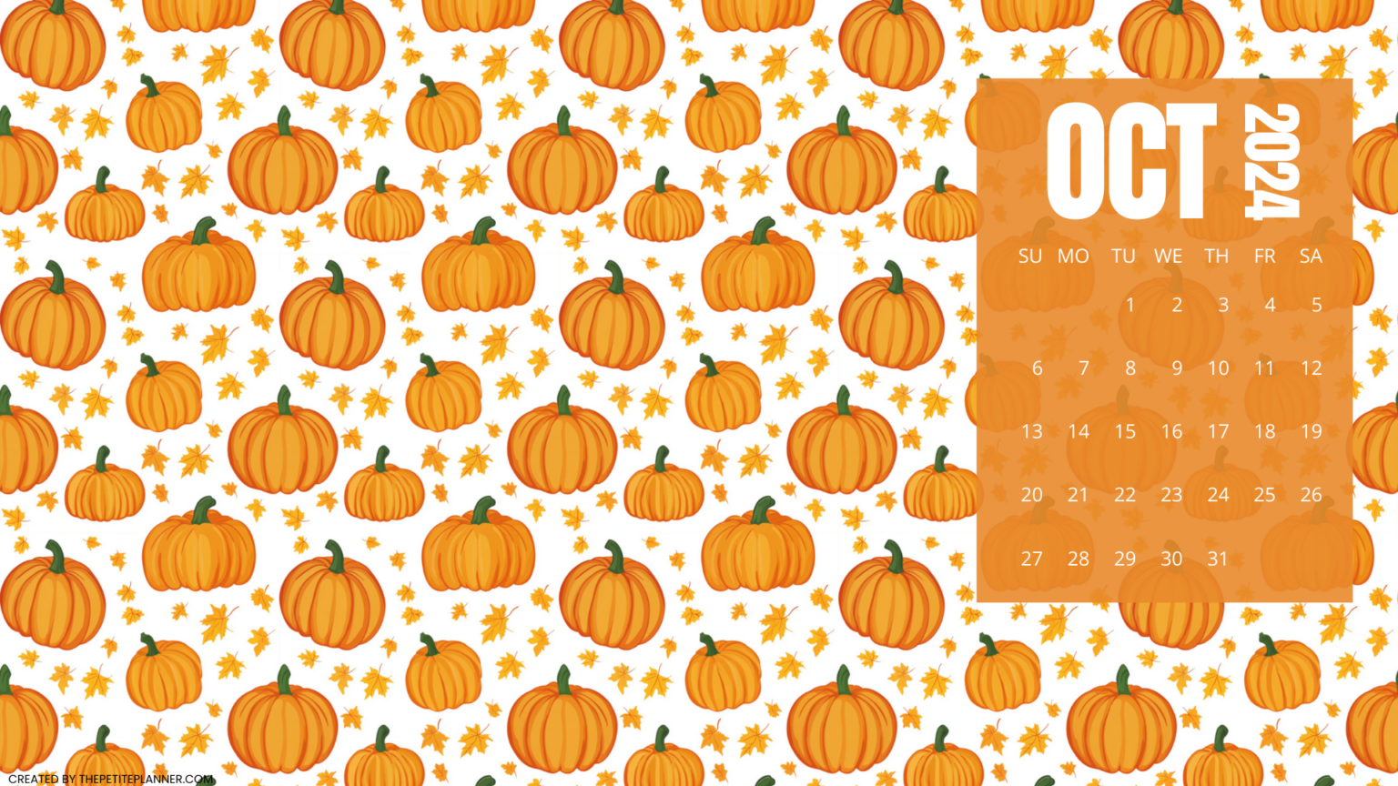 October Desktop Wallpaper (Free Downloads!)