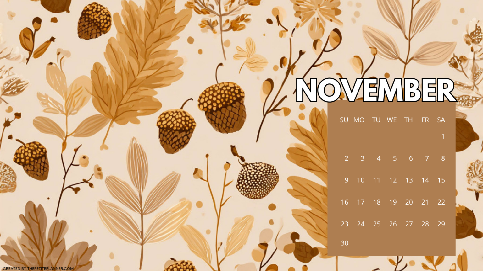 November Wallpaper for Desktop (Free Downloads!)