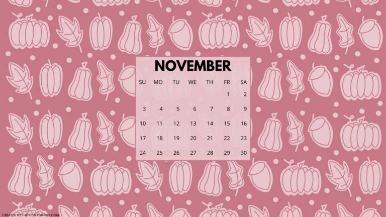 November Wallpaper for Desktop (Free Downloads!)