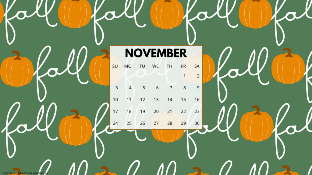 November Wallpaper for Desktop (Free Downloads!)