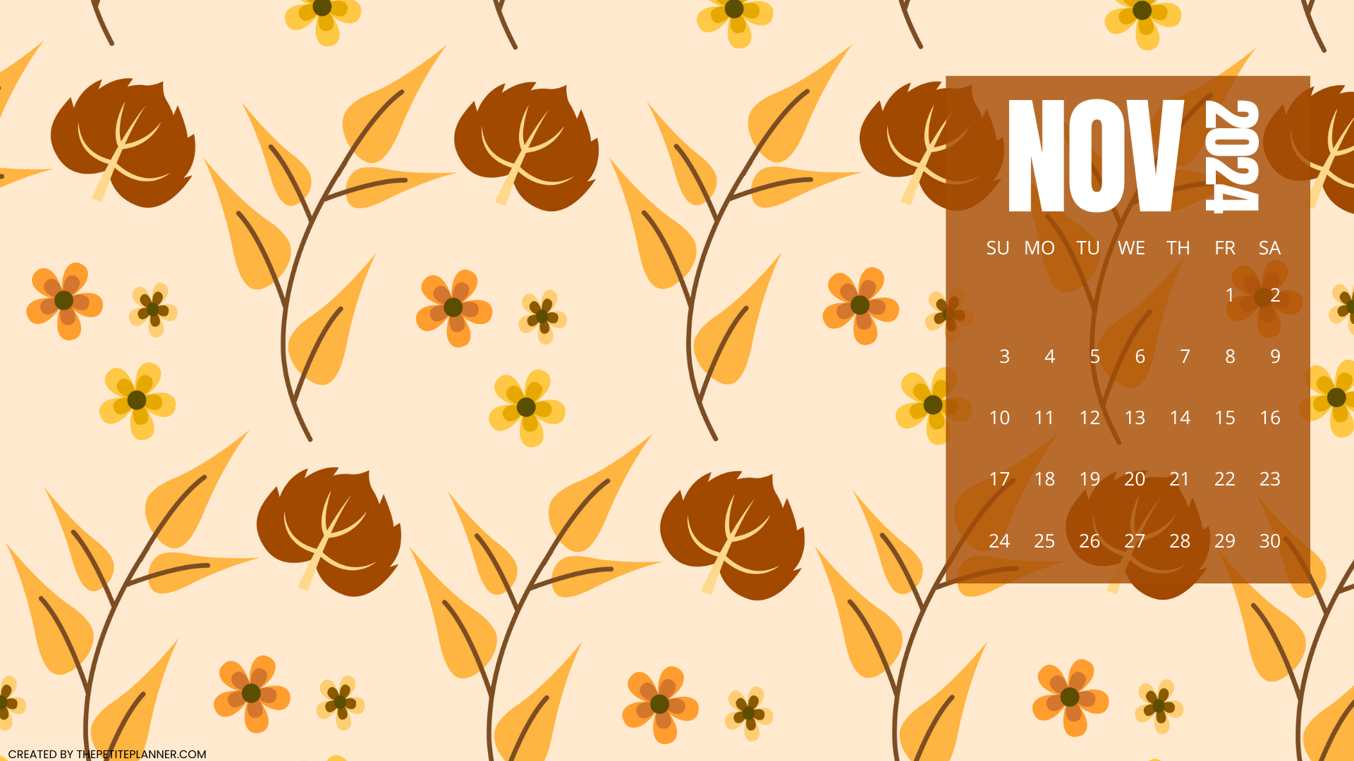 November Desktop Wallpaper Widescreen